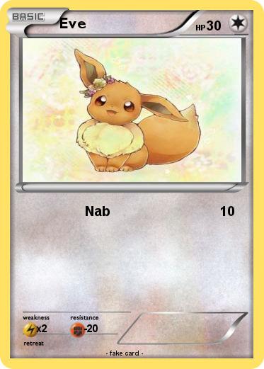 Pokémon Eve 222 222 - Nab - My Pokemon Card