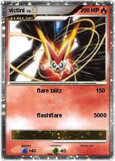 Pokémon victini 1354 1354 - flare blitz - My Pokemon Card