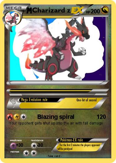 Pokémon Charizard z 46 46 - Blazing spiral - My Pokemon Card