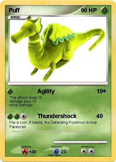 Pokémon Puff 29 29 - Agility - My Pokemon Card