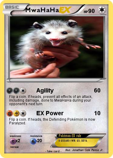 Pokémon MwaHaHa 2 2 - Agility - My Pokemon Card
