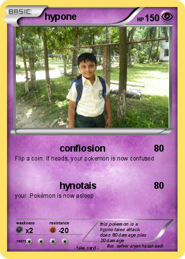 Pokémon hypone - confiosion - My Pokemon Card
