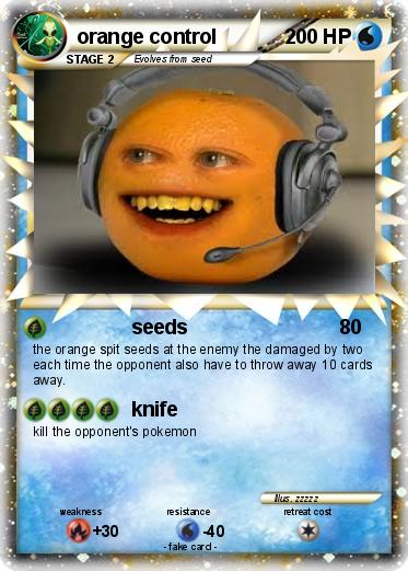 Pokémon orange control - seeds - My Pokemon Card
