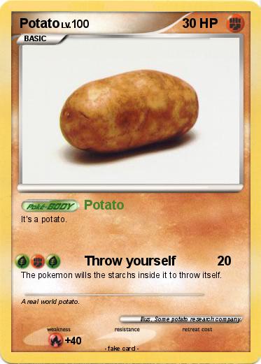 Pokémon Potato 353 353 - Potato - My Pokemon Card