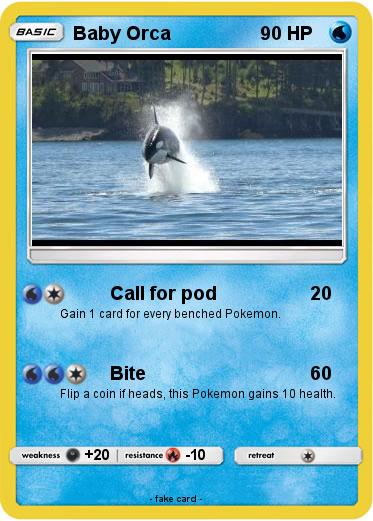Pokémon Baby Orca 2 2 - Call for pod - My Pokemon Card