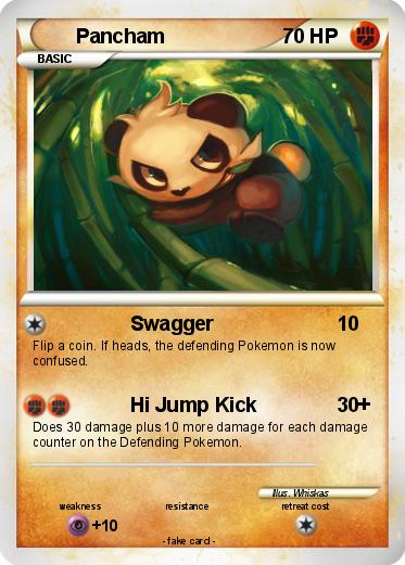Pokémon Pancham 22 22 - Swagger - My Pokemon Card