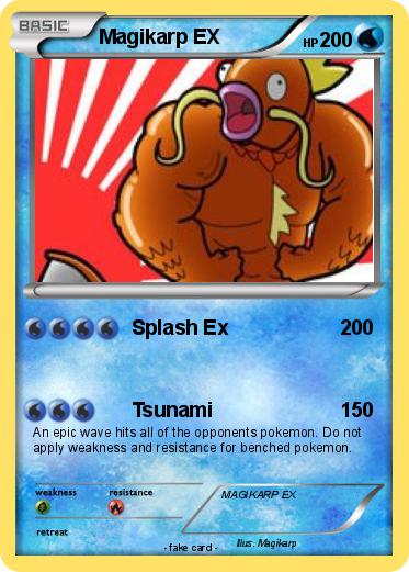 Pokémon Magikarp EX 94 94 - Splash Ex - My Pokemon Card