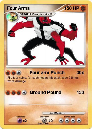 Pokémon Four Arms 37 37 - Four arm Punch - My Pokemon Card