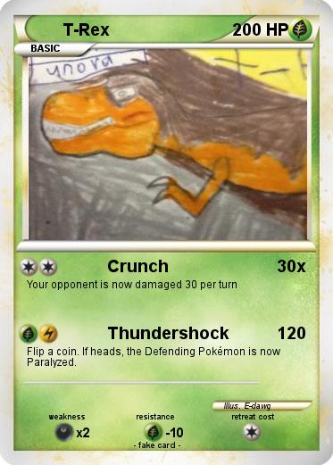 Pokémon T Rex 988 988 - Crunch - My Pokemon Card