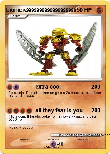 Pokémon bionic 32 32 - extra cool - My Pokemon Card