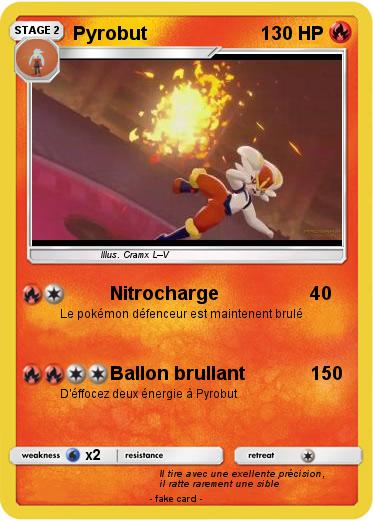 Pokémon Pyrobut 1 1 - Nitrocharge - My Pokemon Card