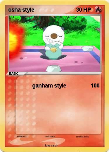 Pokémon osha style - ganham style - My Pokemon Card