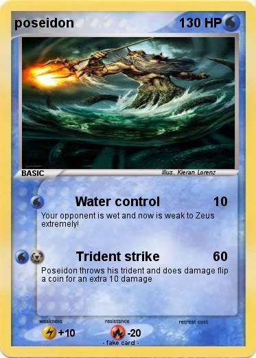 Pokémon poseidon 819 819 - Water control - My Pokemon Card