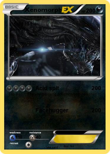Pokémon Xenomorph 292 292 - Acid spit - My Pokemon Card