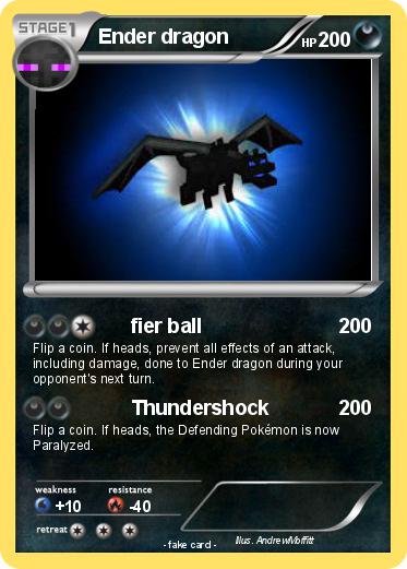 Pokémon Ender dragon 1004 1004 - fier ball - My Pokemon Card