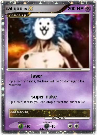 Pokémon cat god 8 8 - laser - My Pokemon Card