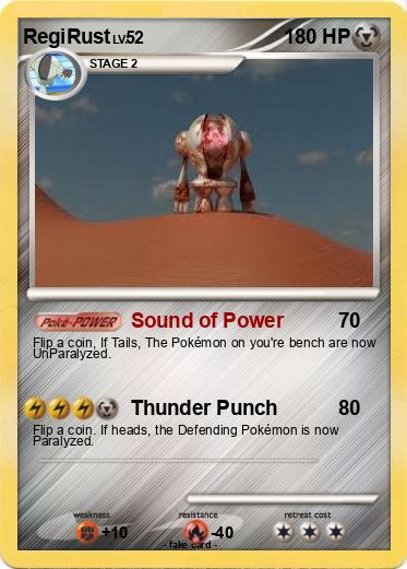 Pokémon RegiRust 2 2 - Sound of Power - My Pokemon Card