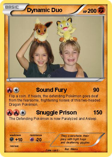 Pokémon Dynamic Duo 12 12 - Sound Fury - My Pokemon Card