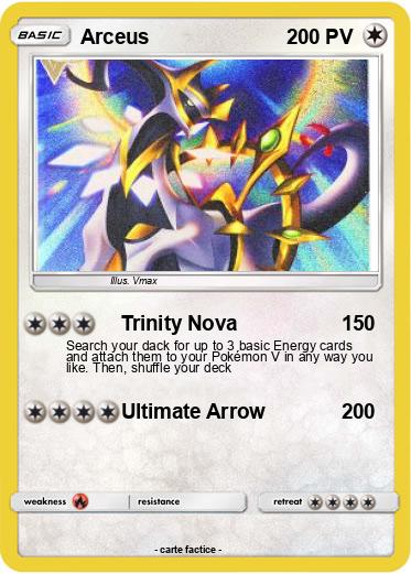Pokémon Arceus 11671 11671 - Trinity Nova - Ma carte Pokémon