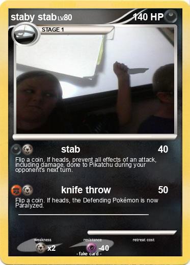 Pokémon staby stab - stab - My Pokemon Card