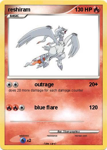 Pokémon reshiram 5572 5572 - outrage - My Pokemon Card