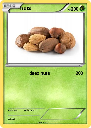 Pokémon nuts 50 50 - deez nuts - My Pokemon Card