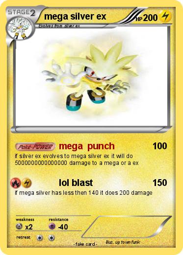 Pokémon mega silver ex - mega punch - My Pokemon Card