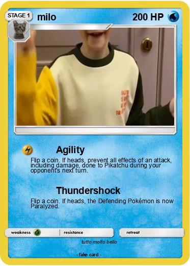 Pokémon milo 316 316 - Agility - My Pokemon Card
