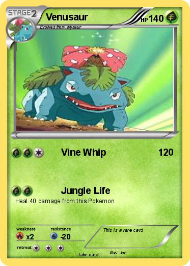 Pokémon Venusaur 870 870 - Vine Whip - My Pokemon Card