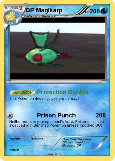 Pokémon OP Magikarp 7 7 - Protection Bubble - My Pokemon Card