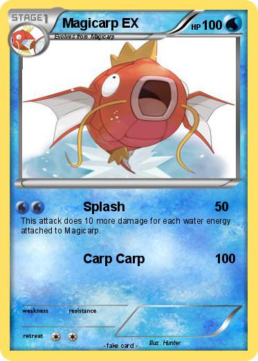 Pokémon Magicarp EX 11 11 - Splash - My Pokemon Card