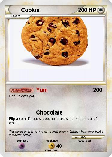 Pokémon Cookie 1206 1206 - Yum - My Pokemon Card