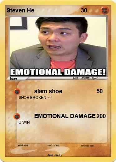 Pokémon Steven He 26 26 - slam shoe - My Pokemon Card