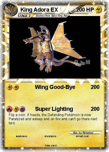 Pokémon King Adora EX - Wing Good-Bye - My Pokemon Card