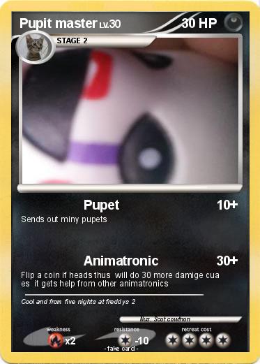 Pokémon Pupit master - Pupet - My Pokemon Card