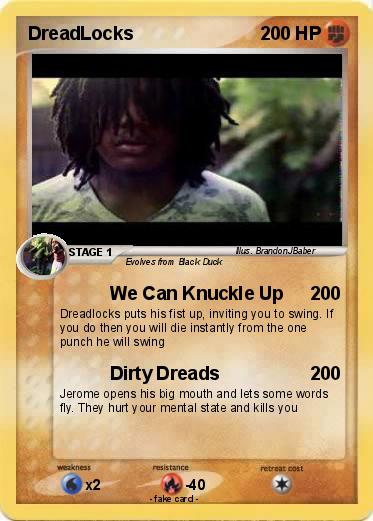 Pokémon DreadLocks - We Can Knuckle Up - My Pokemon Card