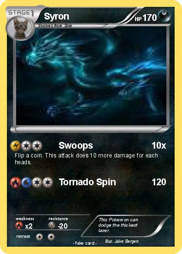 Pokémon Syron 1 1 - Swoops - My Pokemon Card