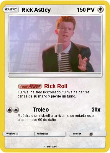 Pokémon Rick Astley 343 343 - Rick Roll - Mi carta pokémon