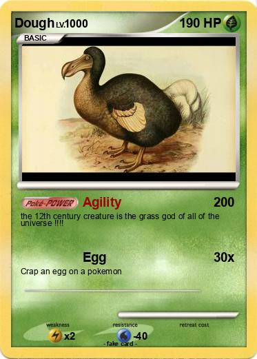 Pokémon Dough 46 46 - Agility - My Pokemon Card