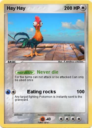 Pokémon Hay Hay - Never die - My Pokemon Card