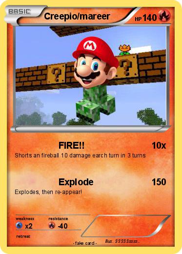 Pokémon Creepio mareer - FIRE!! - My Pokemon Card