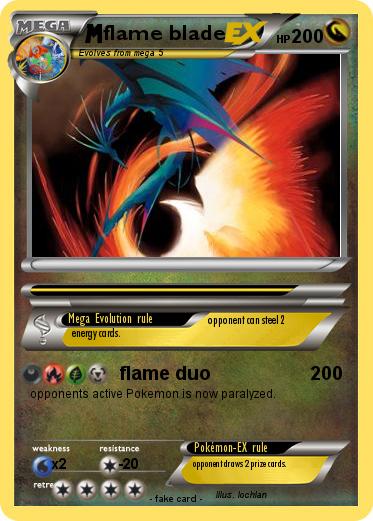 Pokémon flame blade - flame duo - My Pokemon Card