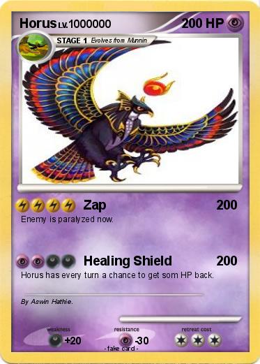 Pokémon Horus 28 28 - Zap - My Pokemon Card