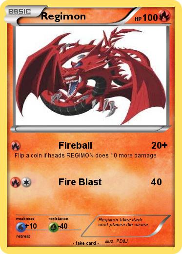 Pokémon Regimon 2 2 - Fireball - My Pokemon Card