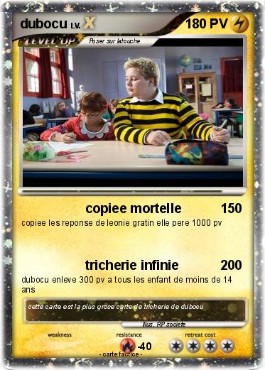 Pokémon dubocu - copiee mortelle - Ma carte Pokémon