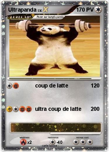 Pokémon Ultrapanda - coup de latte - Ma carte Pokémon