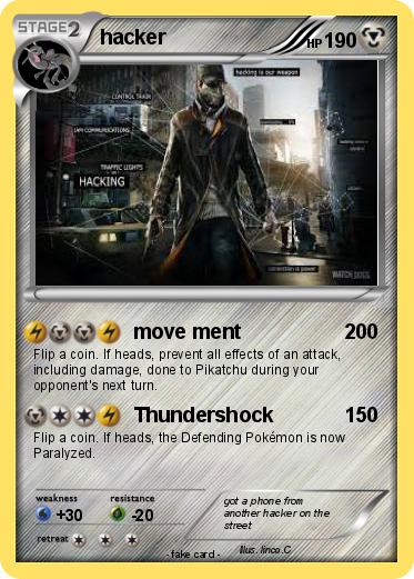 Pokémon hacker 81 81 - move ment - My Pokemon Card