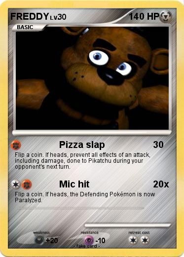 Pokémon FREDDY 3452 3452 - Pizza slap - My Pokemon Card