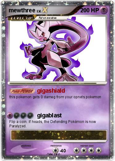 Pokémon mewthree 905 905 - gigashiald - My Pokemon Card