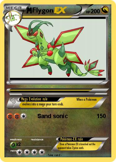 Pokémon Flygon 495 495 - Sand sonic - My Pokemon Card